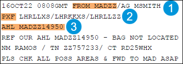 How to Read WorldTracer Messages